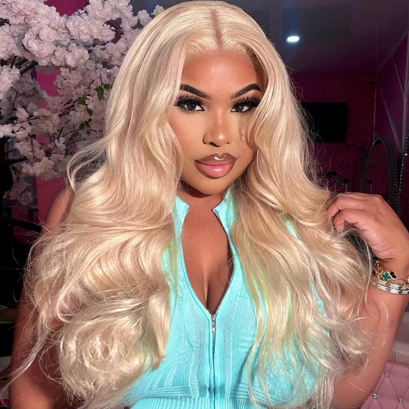 SWAY Platinum Blonde Body Wave 13x4 HD Lace Front Virgin Hair Wigs