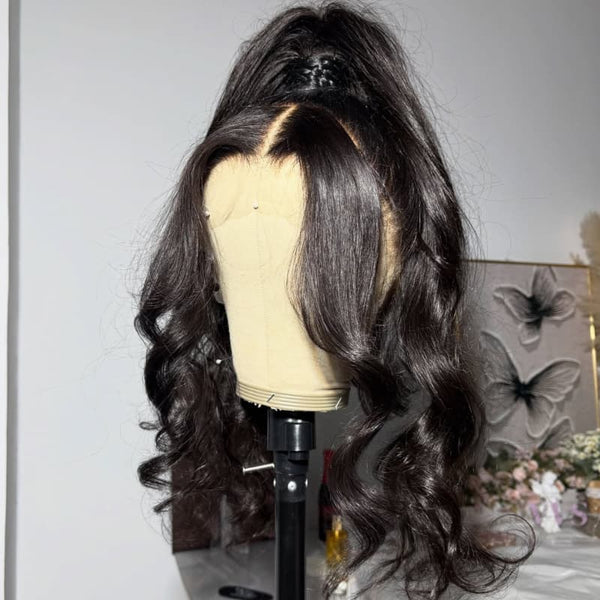 SWAY Full Lace Free Part Updo Ponytails Buns Friendly Human Hair Wigs