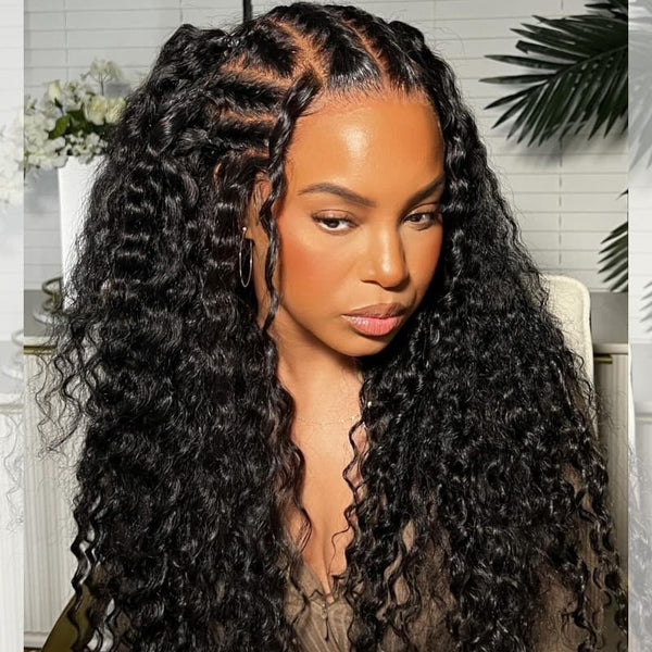 SWAY 2 Day Fast Shipping Water Wave Body Wave Bob Human Hair Wig